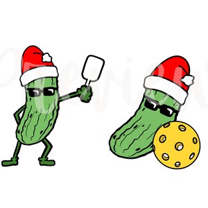 Pickle With a Santa Hat for Commercial Use PNG Files Christmas ...