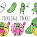 Big Bundle of Pickleball Clip Art With Pickle Players and Funny ...