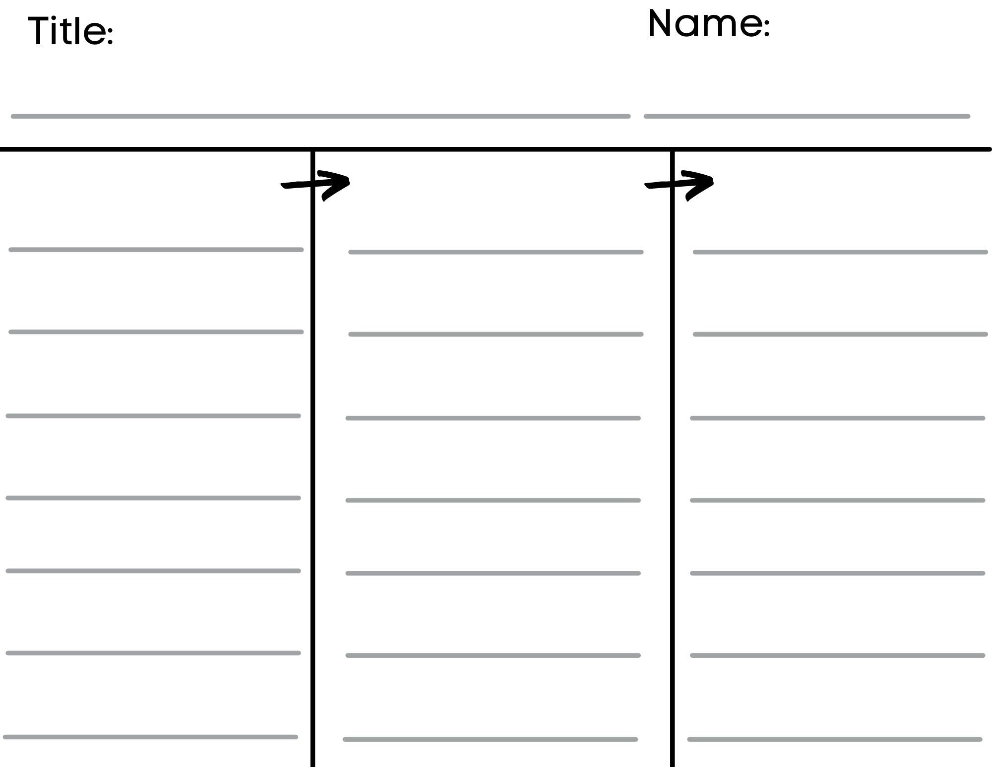 Kids Writing Supports With Graphic Organizers and Lined Paper for ...