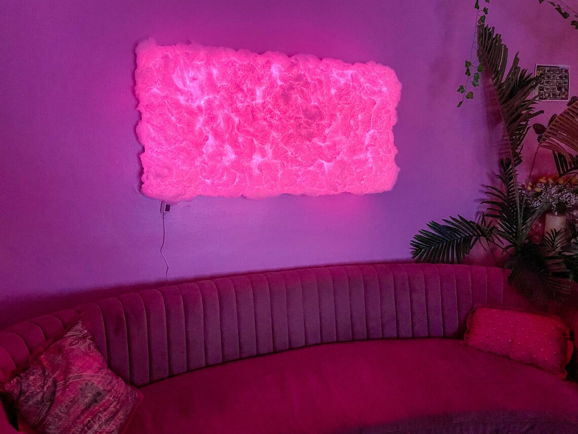 Color Changing Cloud Box LED RGB Lamp 24 X 48 Wall | Etsy