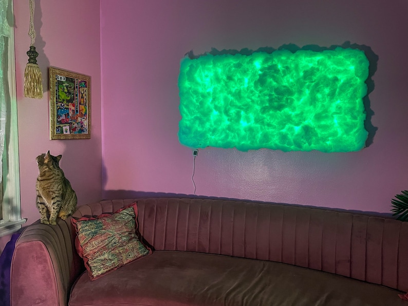 Color Changing Cloud Box LED RGB Lamp 24 X 48 Wall | Etsy