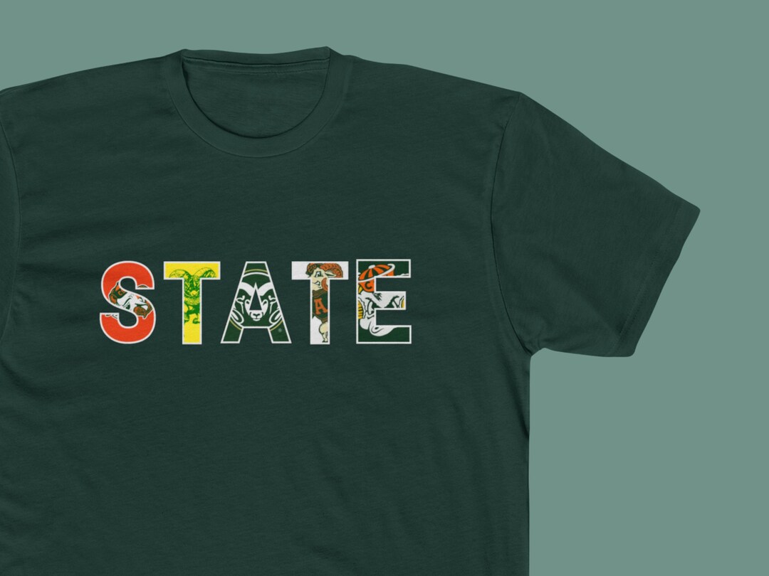 CSU State Shirt - Colorado State University - CSU Shirt - Unisex Cotton ...