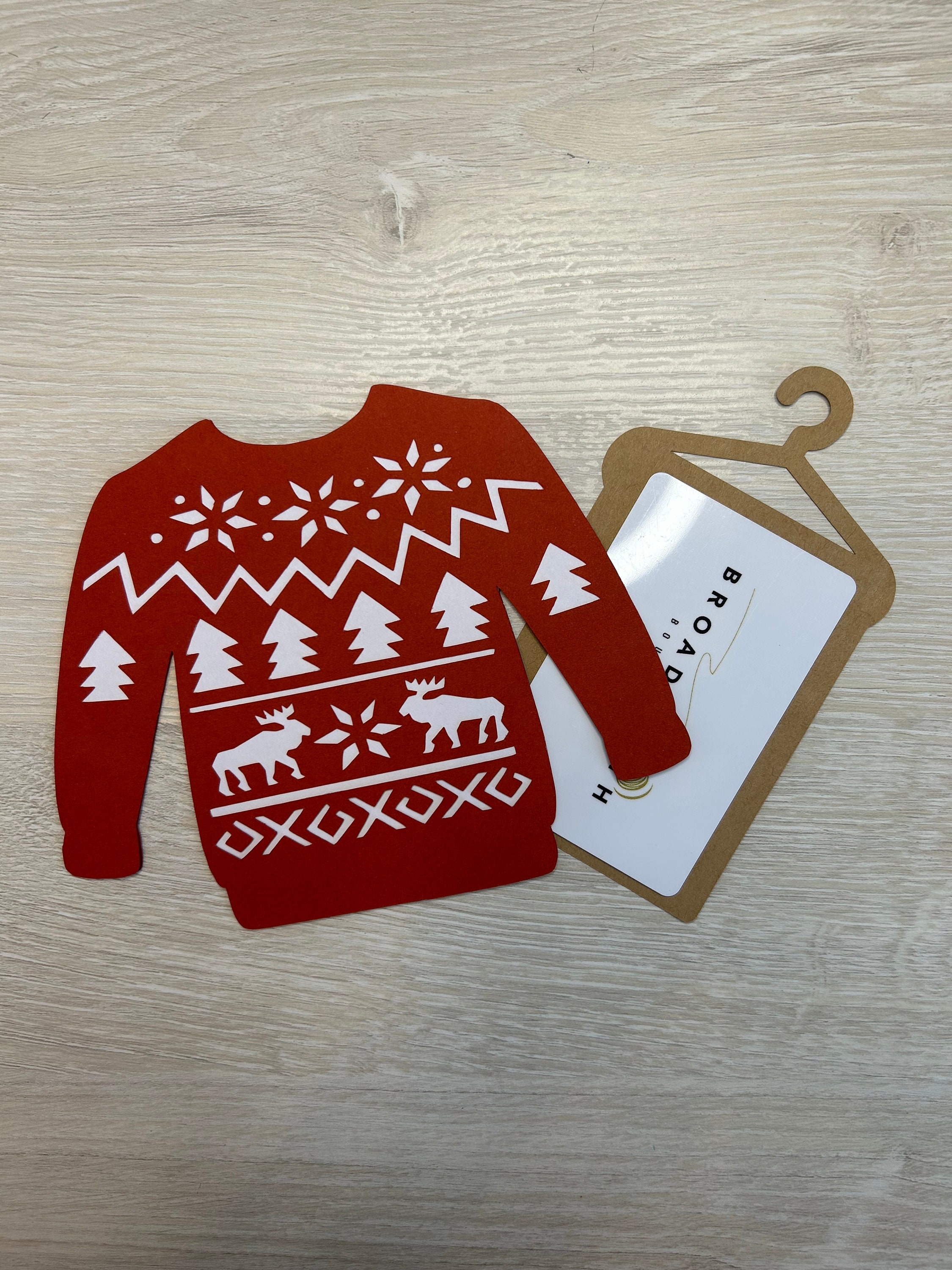 Holiday Sweater Gift Card Holder - Etsy