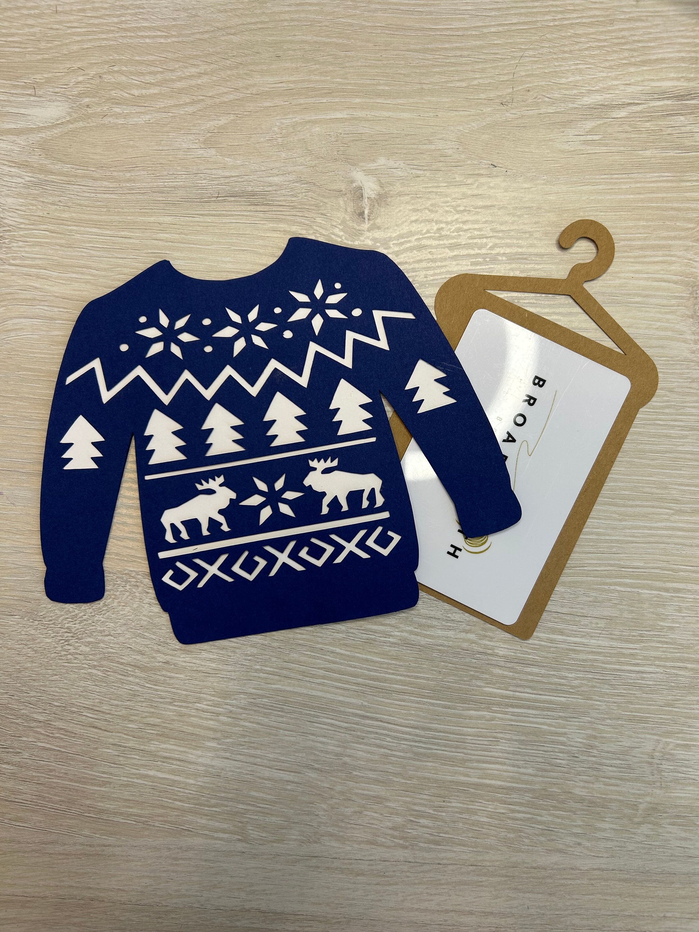 Holiday Sweater Gift Card Holder - Etsy