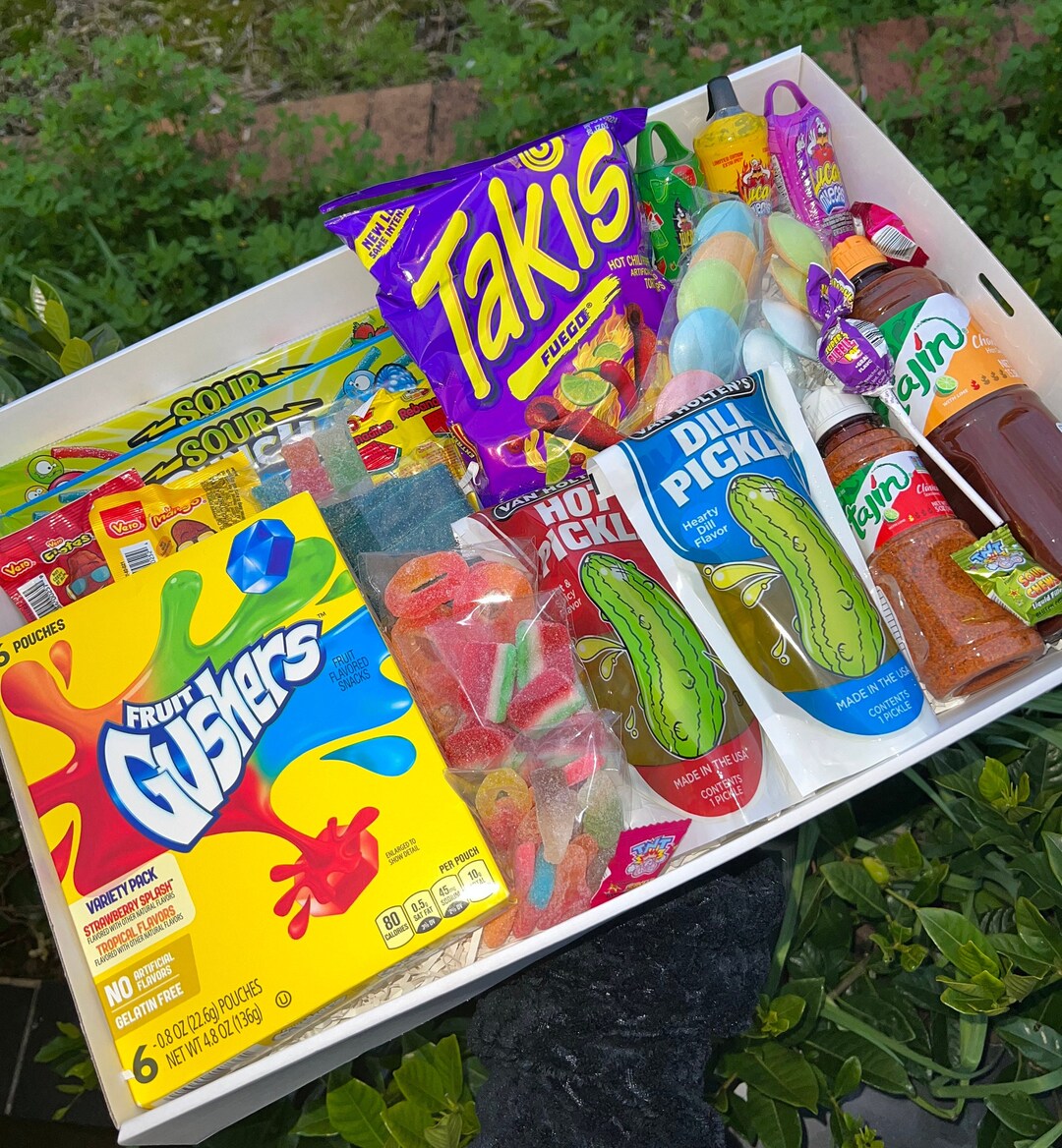 International Box Pickles Candy Chamoy Tajin Takis - Etsy