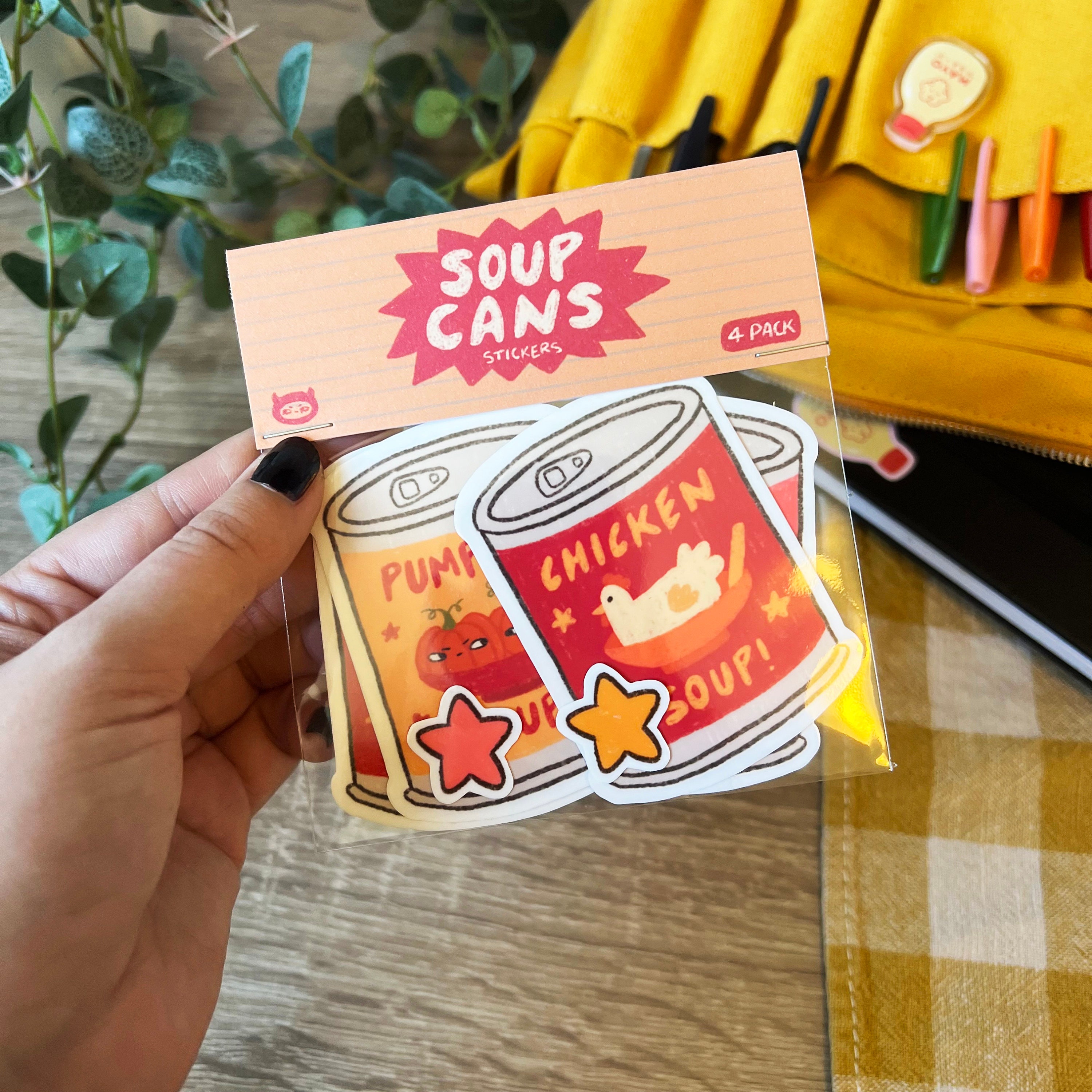 Soup Cans Vinyl Sticker Pack - Etsy
