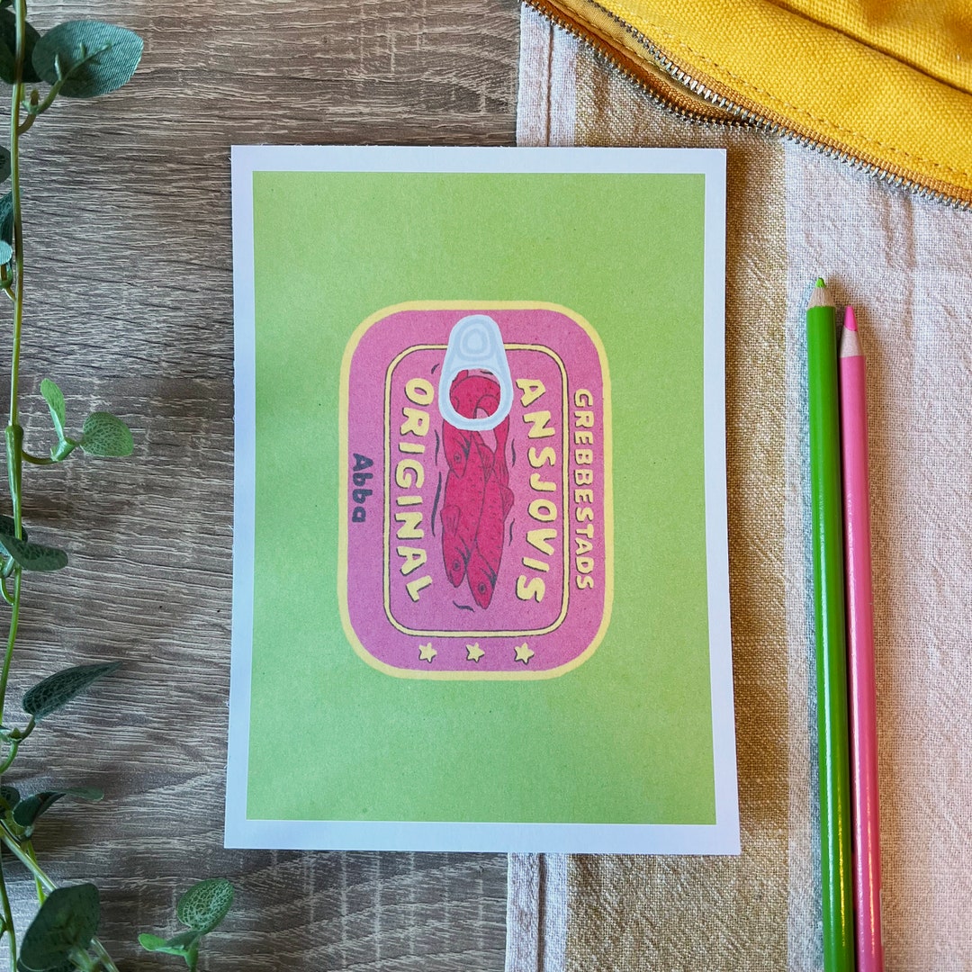 Anchovy 5x7" Print - Etsy