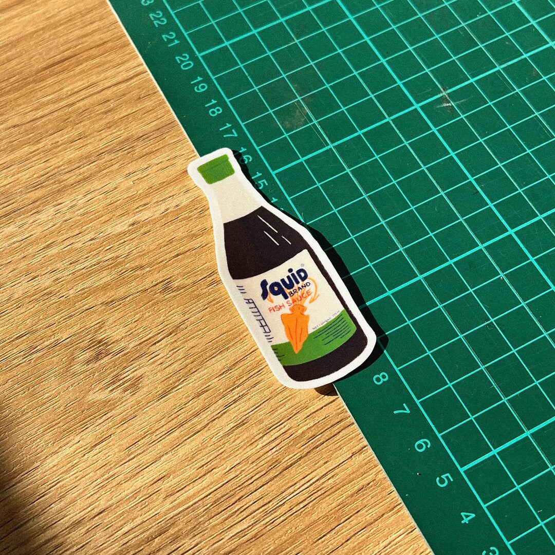 Fish Sauce Vinyl Sticker - Etsy