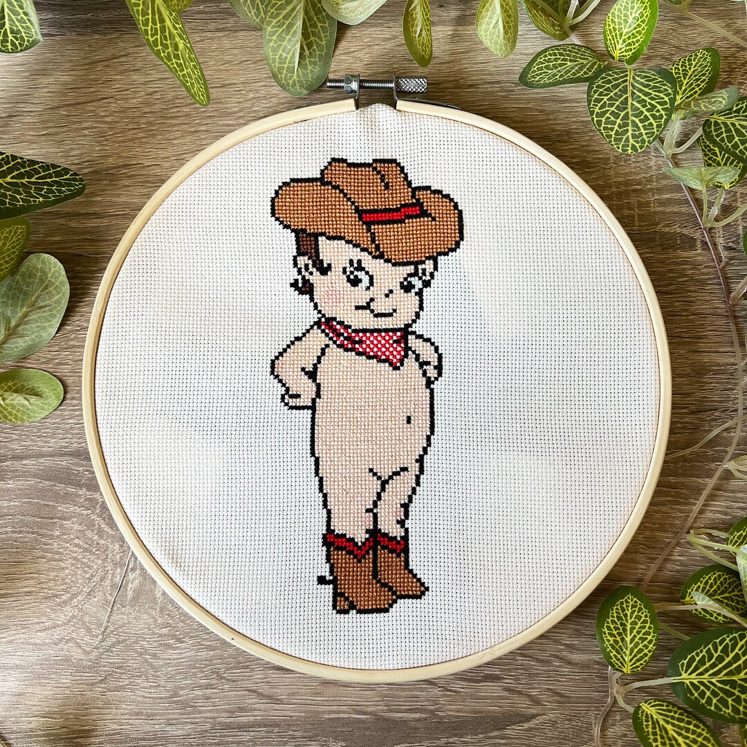 Cowboy Kewpie Dolls PDF Cross Stitch Pattern - Digital Download - Etsy
