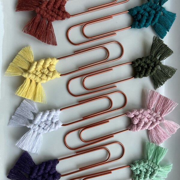 Paper Clip Bookmark - Etsy