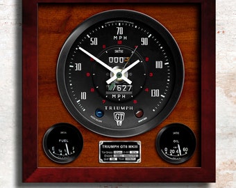 Triumph Wall Clock - Etsy