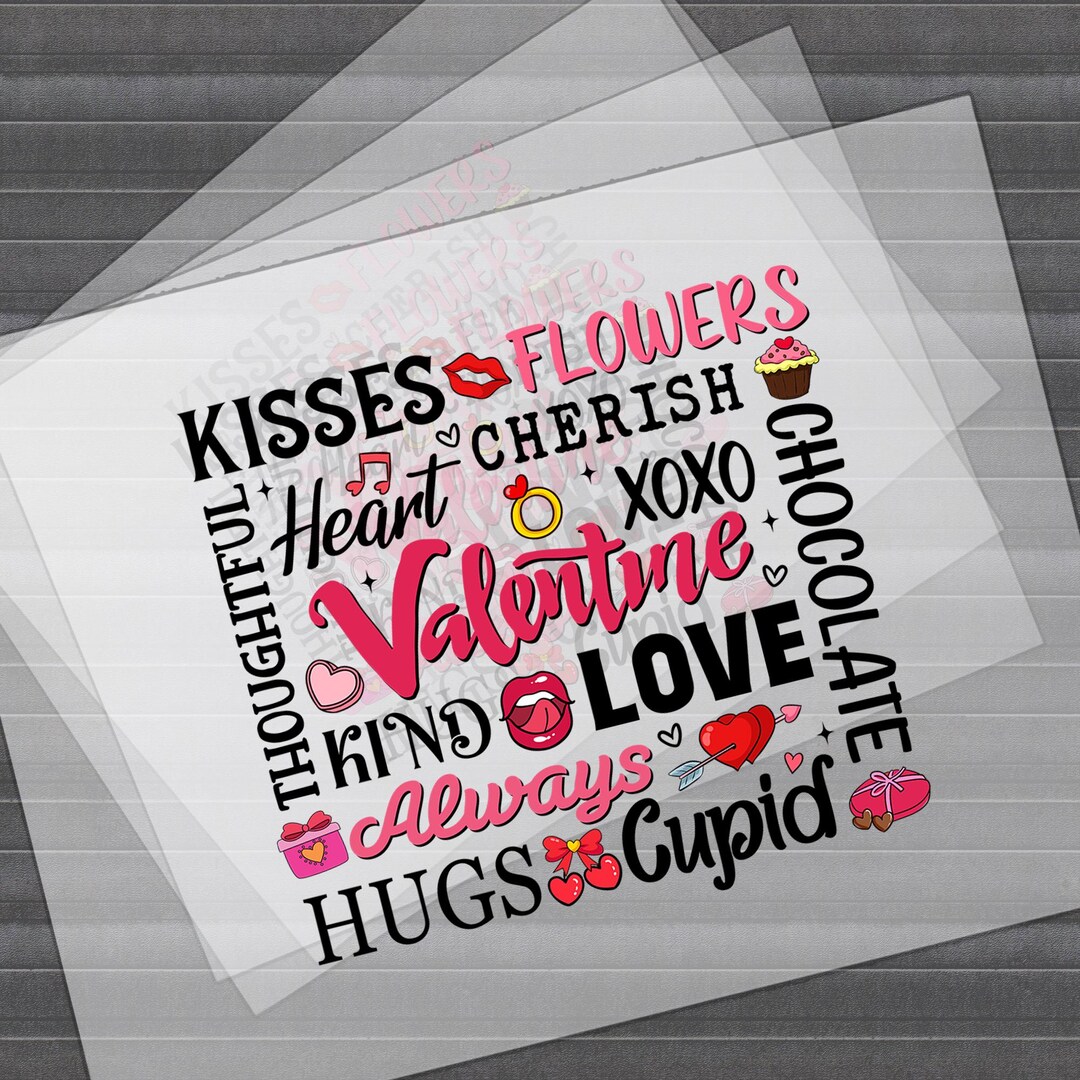 Typography Design DTF Transfer HQ Ready to Press DTF Printing Heat ...