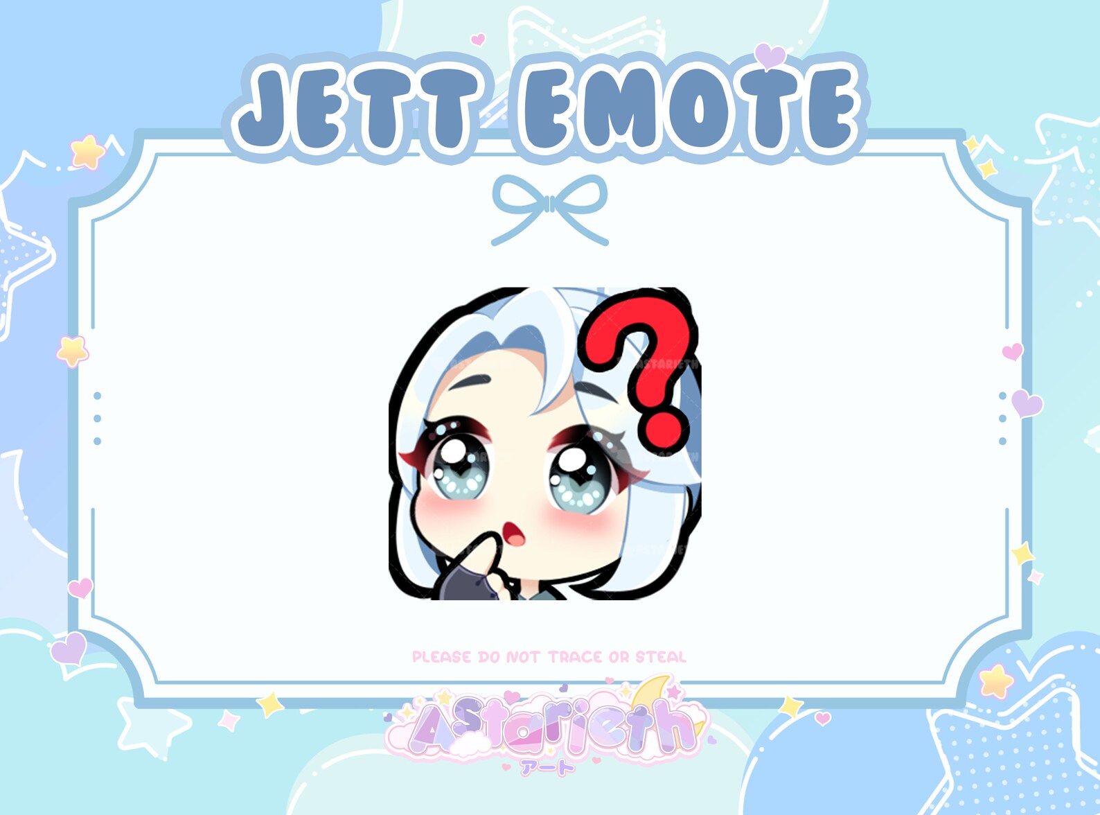 Valorant Jett Confused/huh Emote for Twitch/discord - Etsy Australia