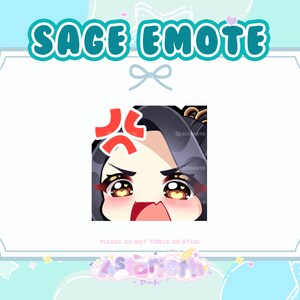 Valorant Sage Reee/rage/angry Emote for Twitch/discord - Etsy