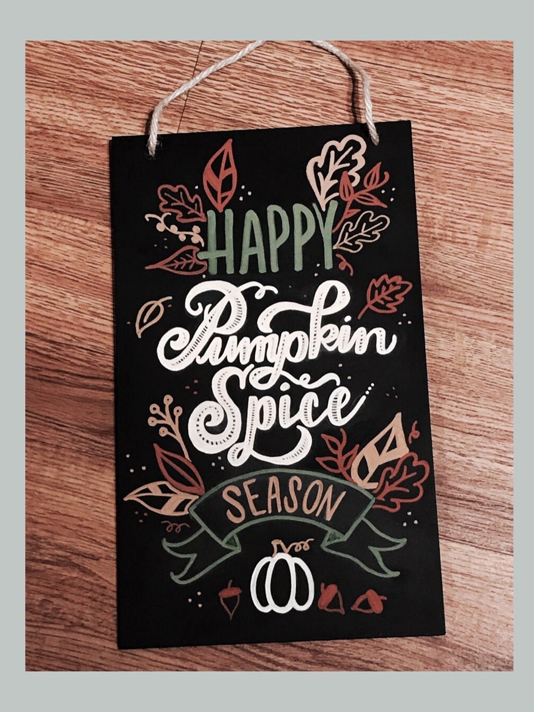Pumpkin Sign, Fall Chalk Sign, Pumpkin Spice - Etsy