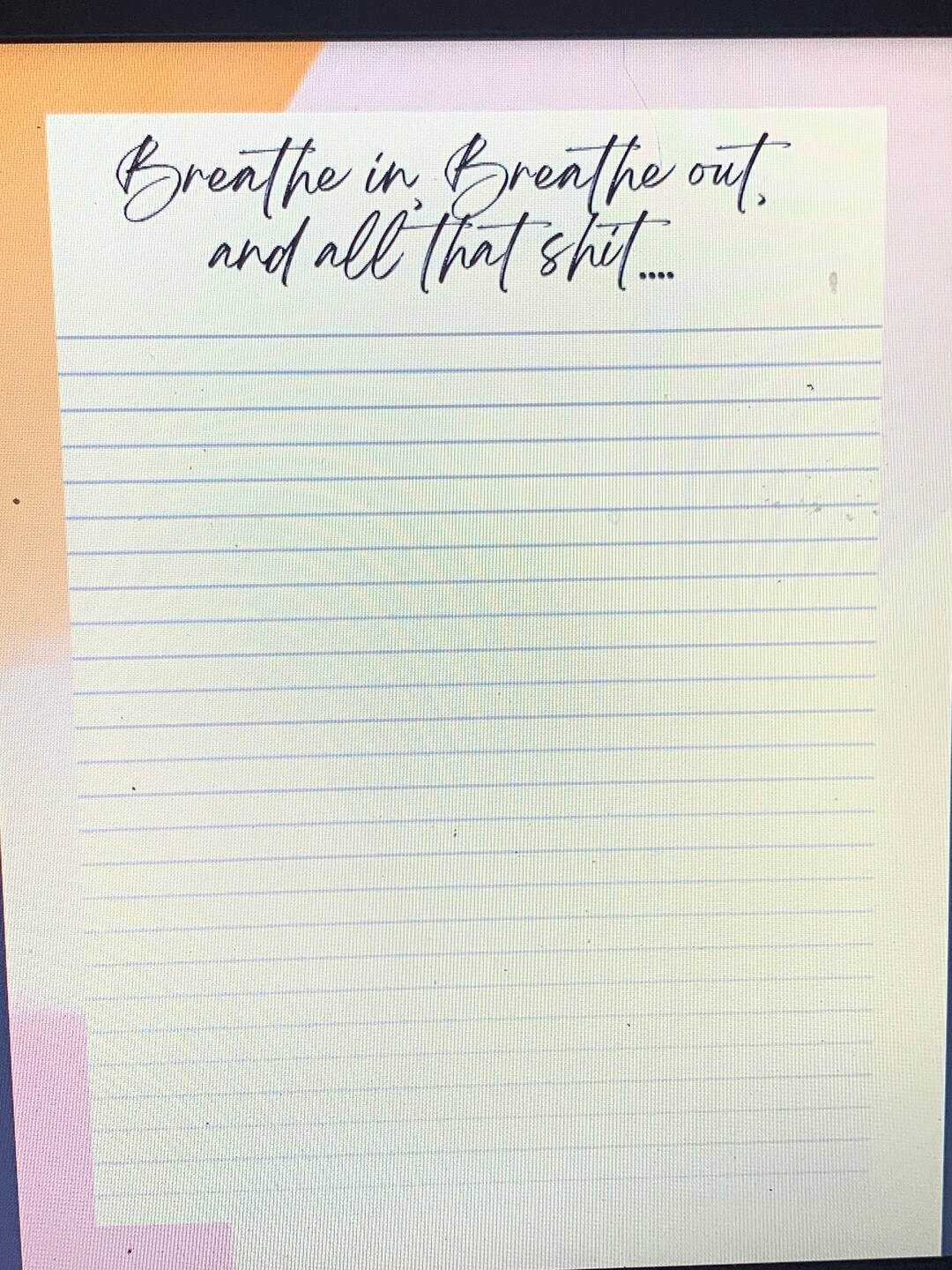 Funny Angry Notepad Printable - Etsy