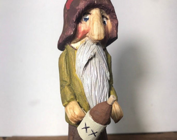 Hand Carved Old Man Hillbilly - Hand Carved Caricature - Etsy