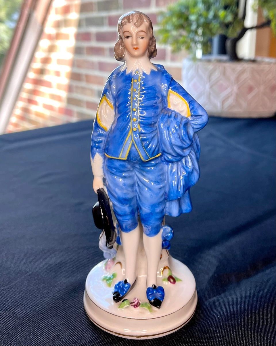 Vintage Gainsborough Blue Boy Porcelain Figurine - Etsy