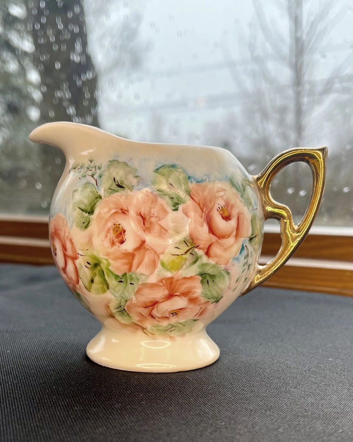 Grace Shultz Vintage Teapot, Creamer and Sugar Bowl Set - Etsy