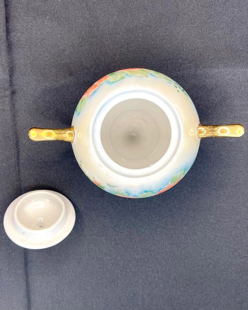 Grace Shultz Vintage Teapot, Creamer and Sugar Bowl Set - Etsy