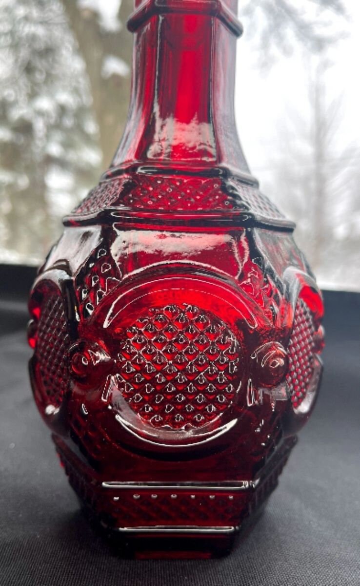 Ruby Red 1876 Cape Cod Collection Decanter - Etsy