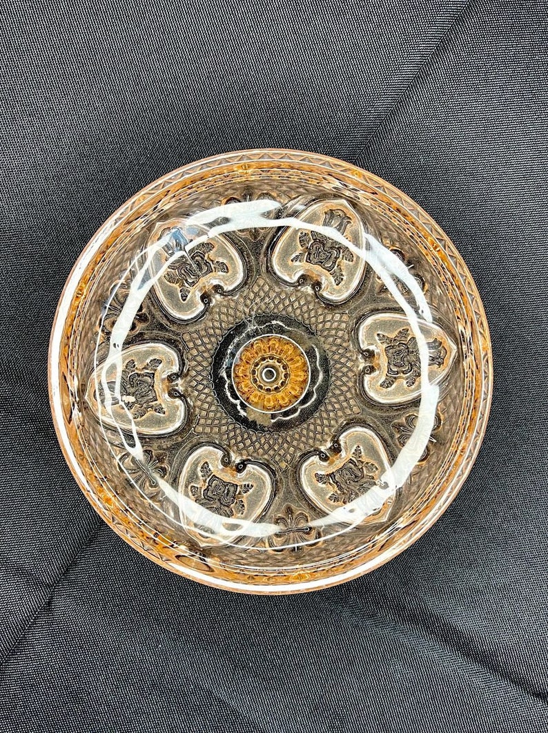 KIG Indonesia Pink Glass Candy Dish With Lid - Etsy