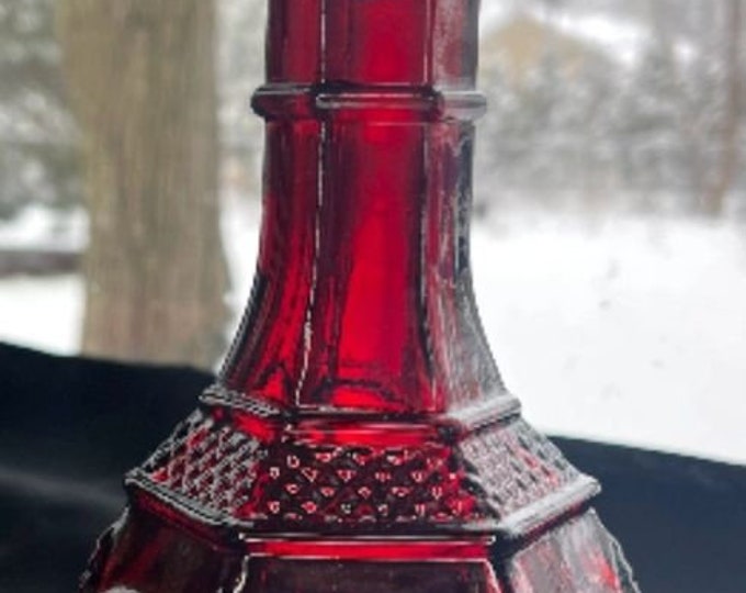 Ruby Red 1876 Cape Cod Collection Decanter - Etsy