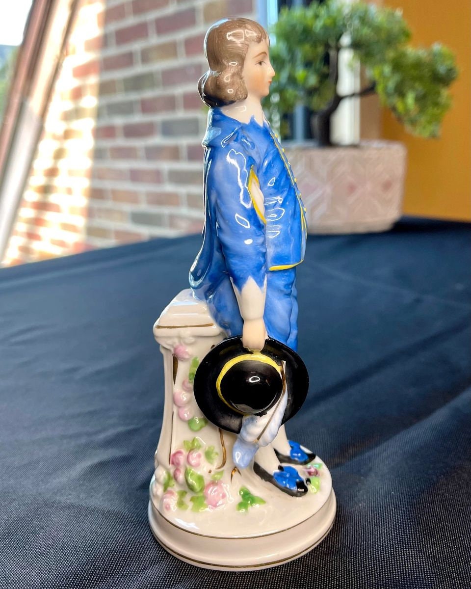 Vintage Gainsborough Blue Boy Porcelain Figurine - Etsy