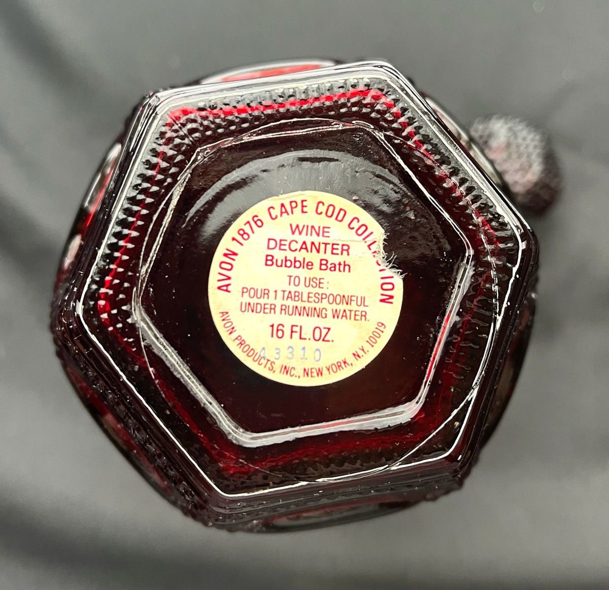 Ruby Red 1876 Cape Cod Collection Decanter - Etsy