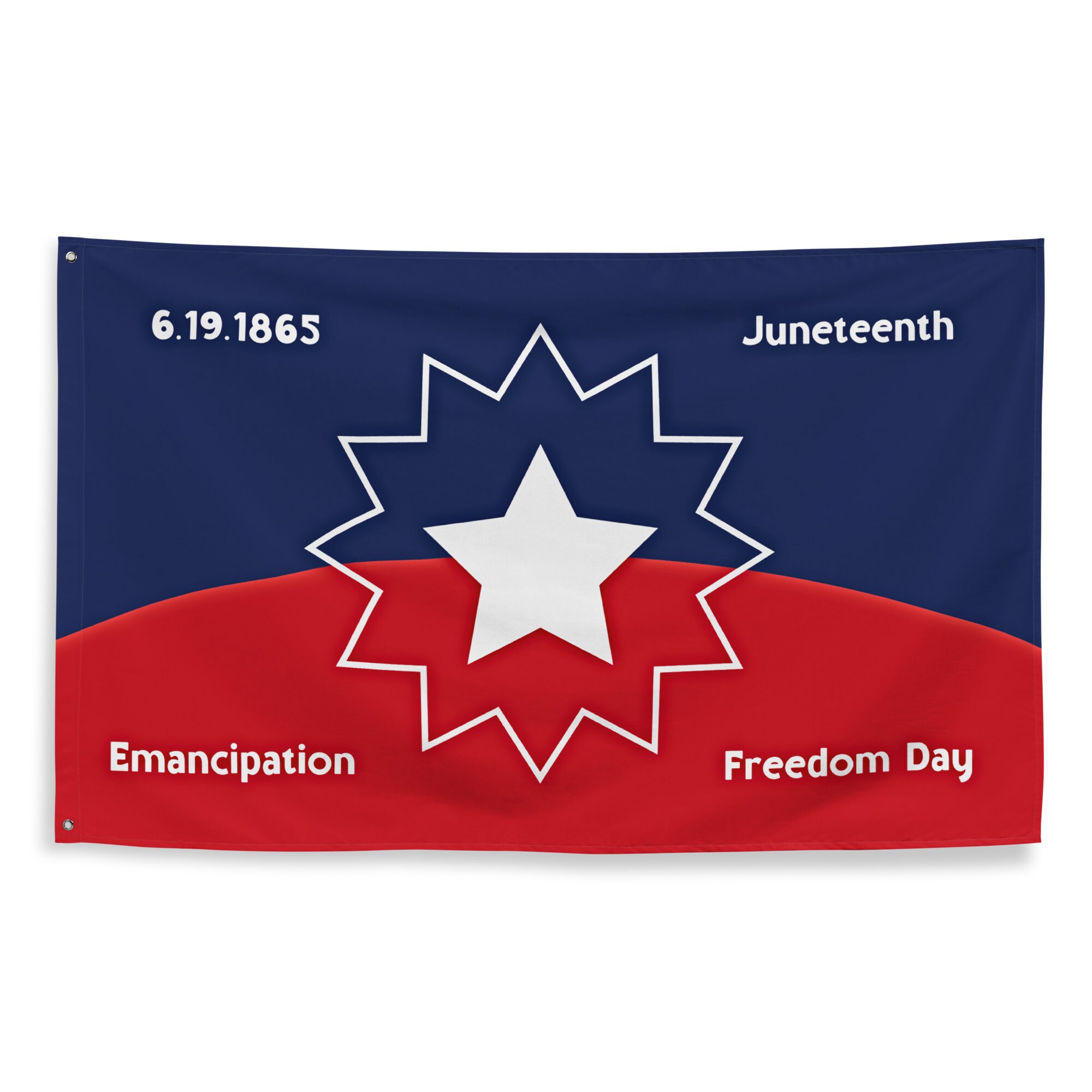 Juneteenth Flag Emancipation Day Flag Freedom Day Flag June 19 1865 ...
