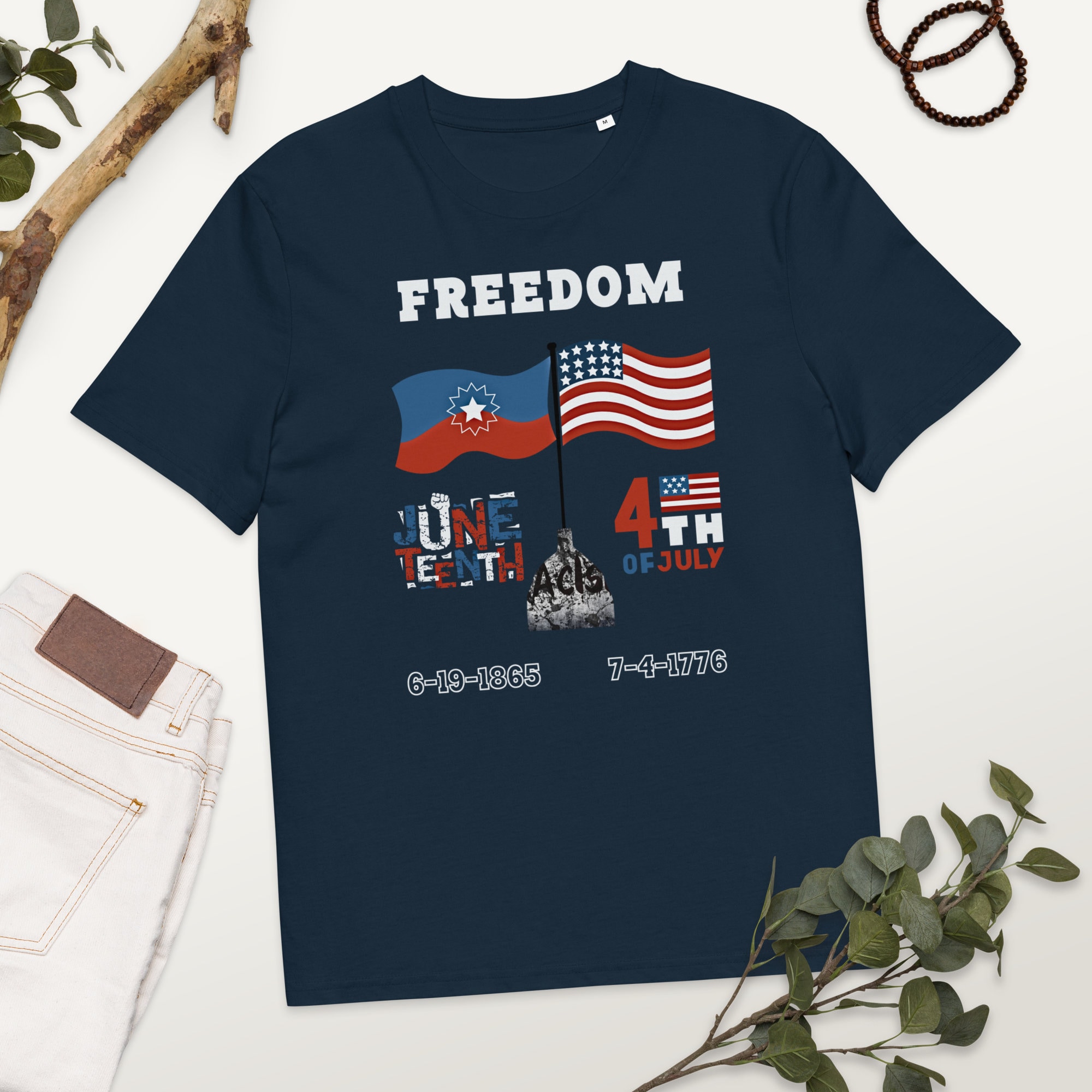 Organic Cotton Juneteenth Shirt Freedom Shirt Independence Day Shirt ...