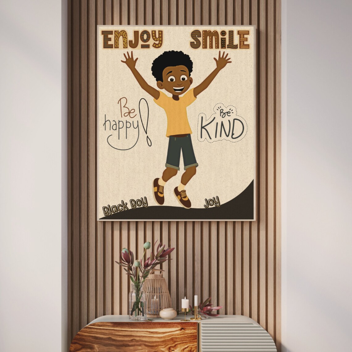 Black Boy Joy Digital Download Black Boy Wall Art African American Art ...