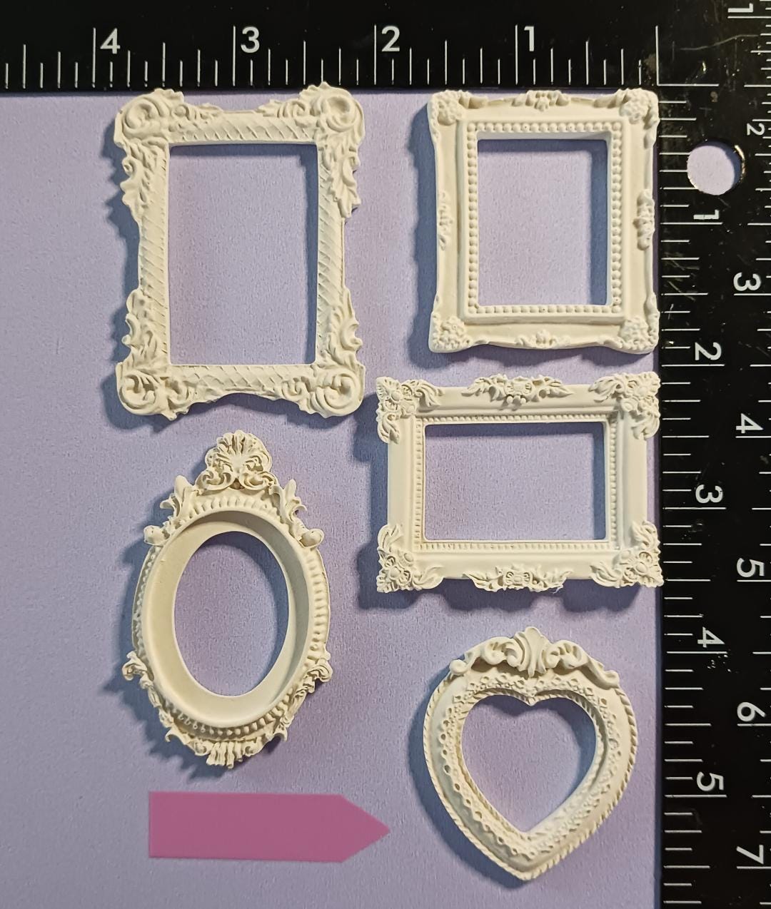 Ready-to-paint Miniatures-artisan Picture Frames *read Item Details ...