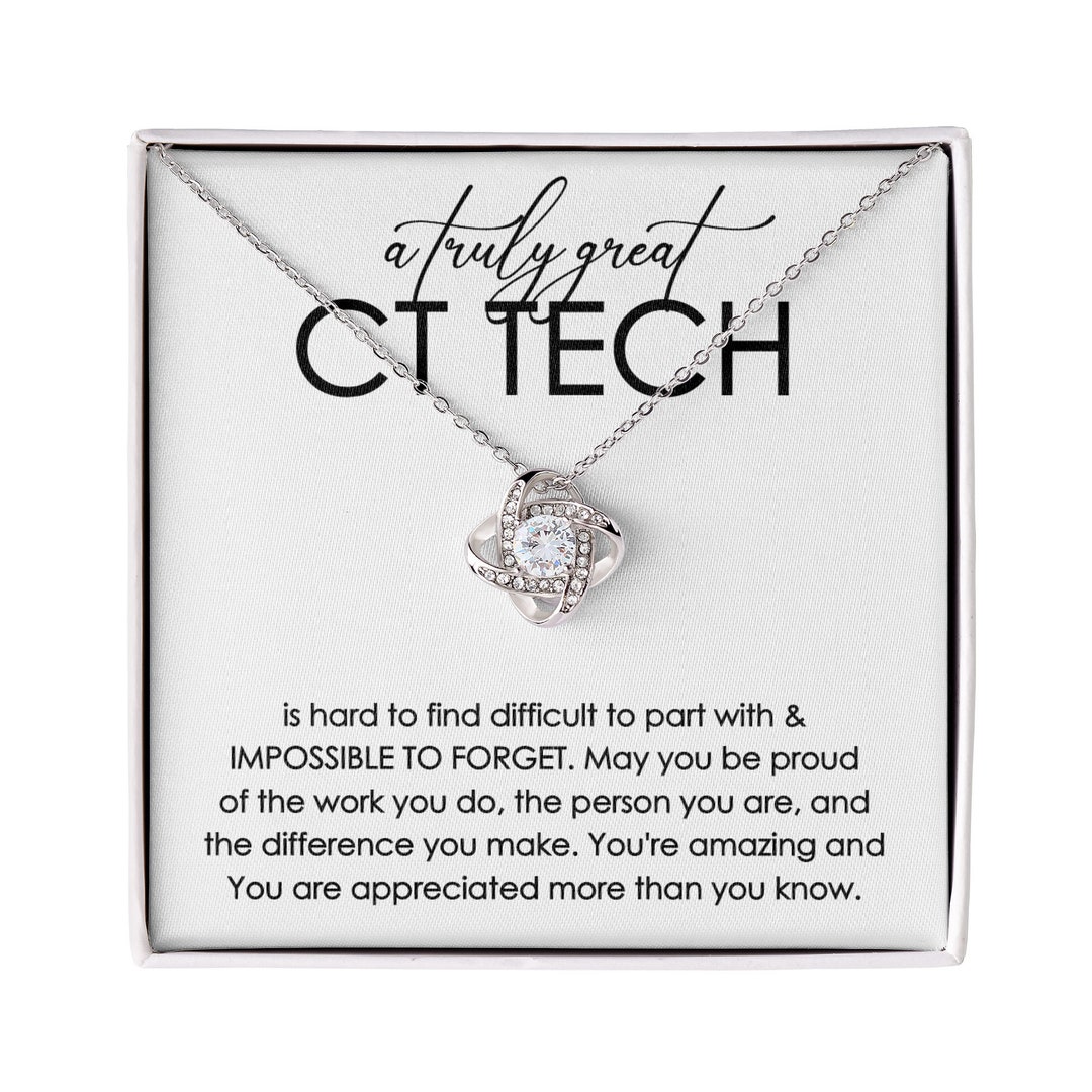 CT Tech Necklace, Gift for CT Technologist, Thank You CT Tech ...