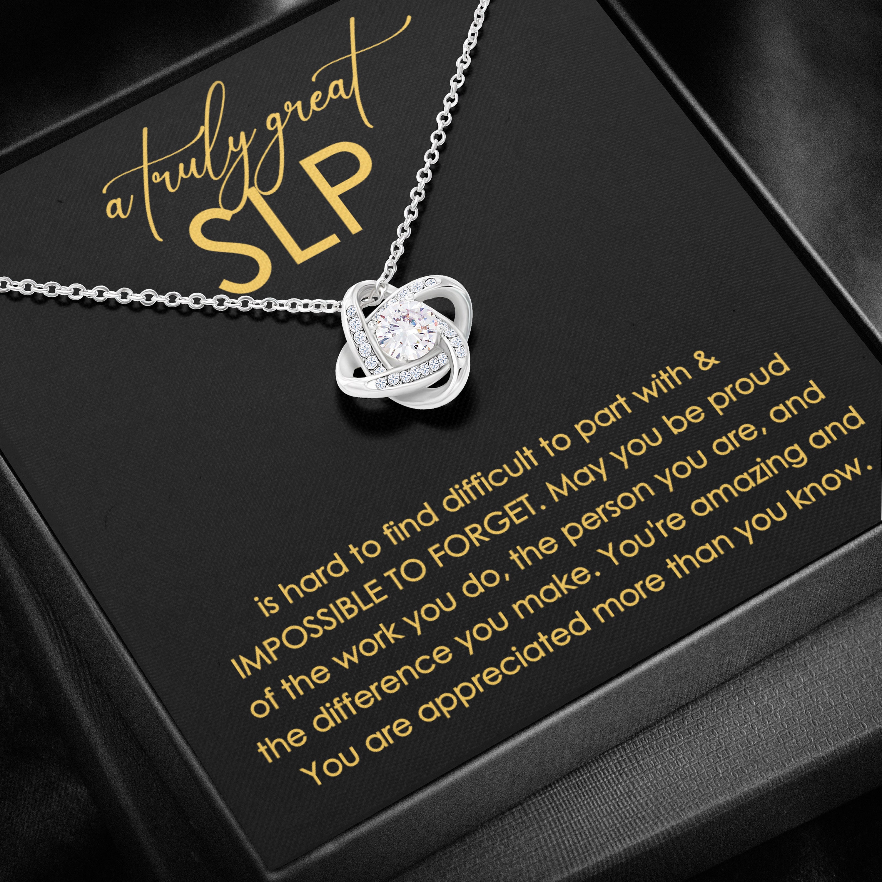 SLP Necklace Gift for SLP Thank You SLP Appreciation Gift - Etsy