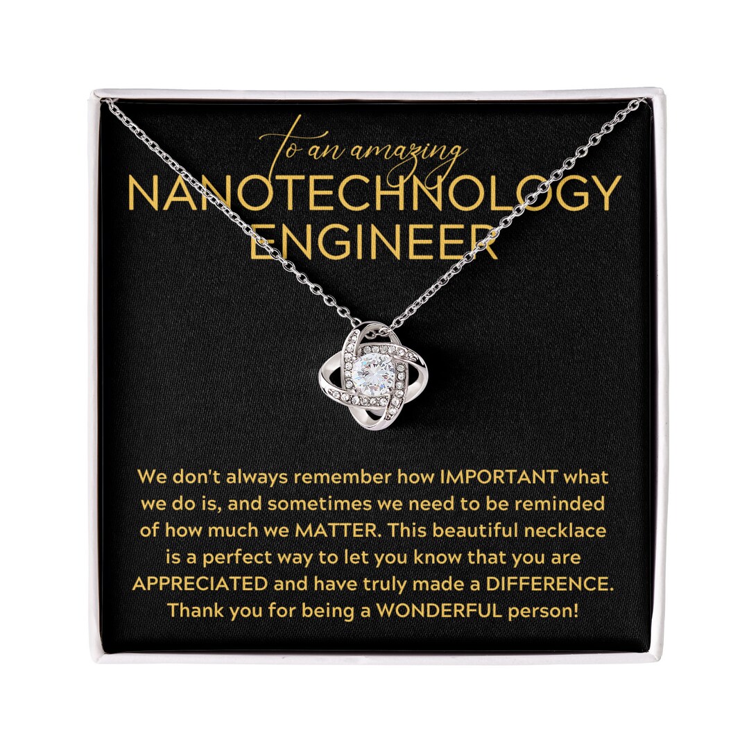 Nanotechnology Engineer Necklace, Gift for Nanotechnology Engineer ...