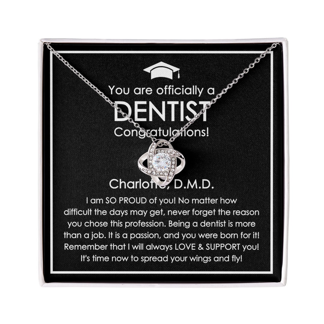 Personalized You Are Officially A Dentist Necklace, New Dentist, Future ...