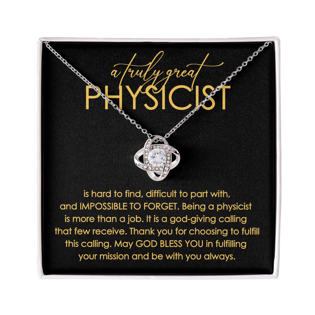 Physicist Necklace, Gift for Physicist, Thank You Physicist ...