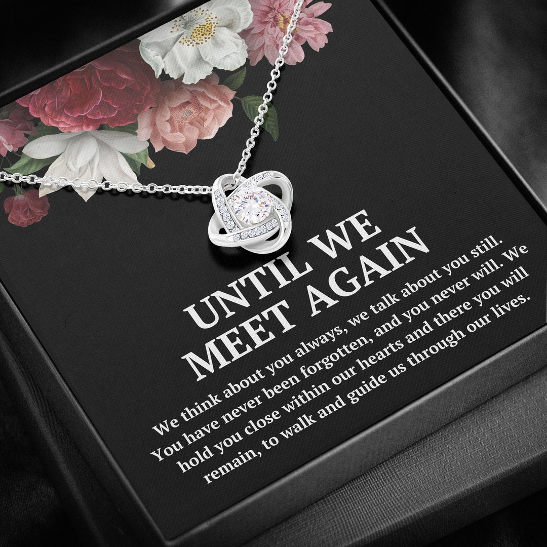 Loss of Best Friend Gift, Friend Remembrance Necklace, Best Friend ...