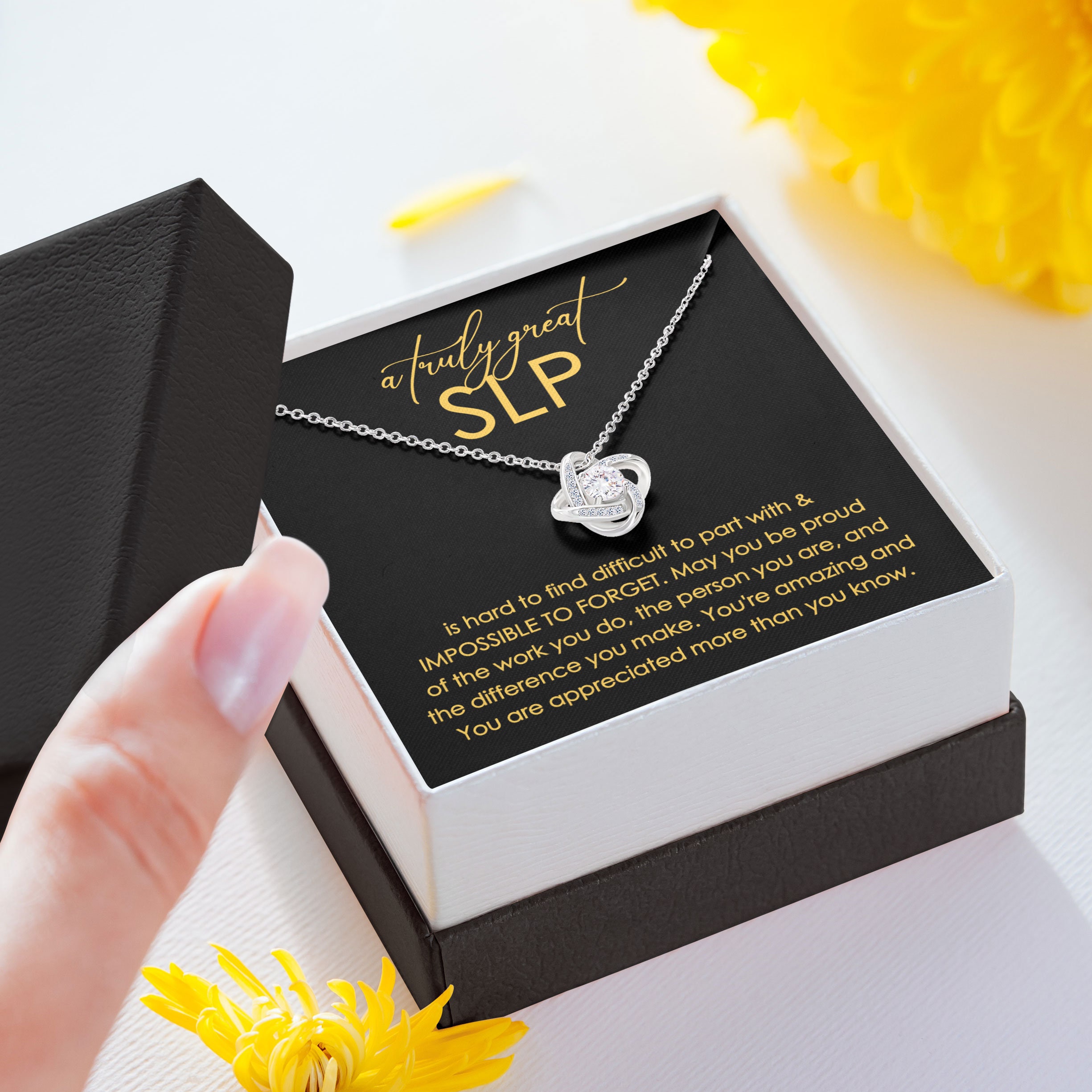 SLP Necklace Gift for SLP Thank You SLP Appreciation Gift - Etsy
