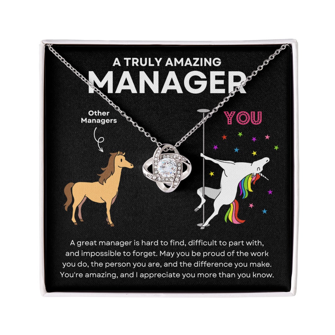 Unicorn Vs You for Manager Necklace, Gift for Manager, Manager Birthday ...