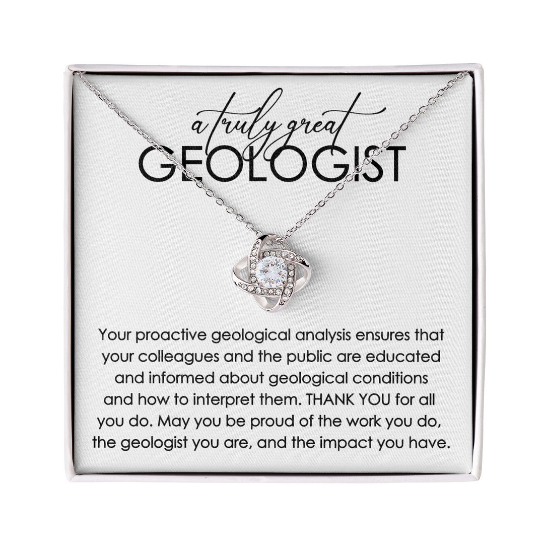 Geologist Necklace, Gift for Geologist, Thank You Geologist ...