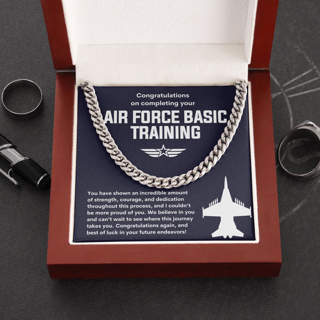 Air Force Basic Training Necklace, Gift for Son, Brother, Nephew ...