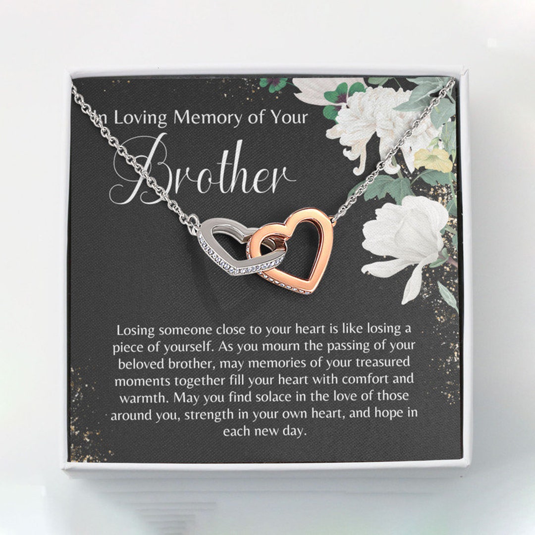 In Loving Memory Of Your Brother Brother Memorial T Loss Of