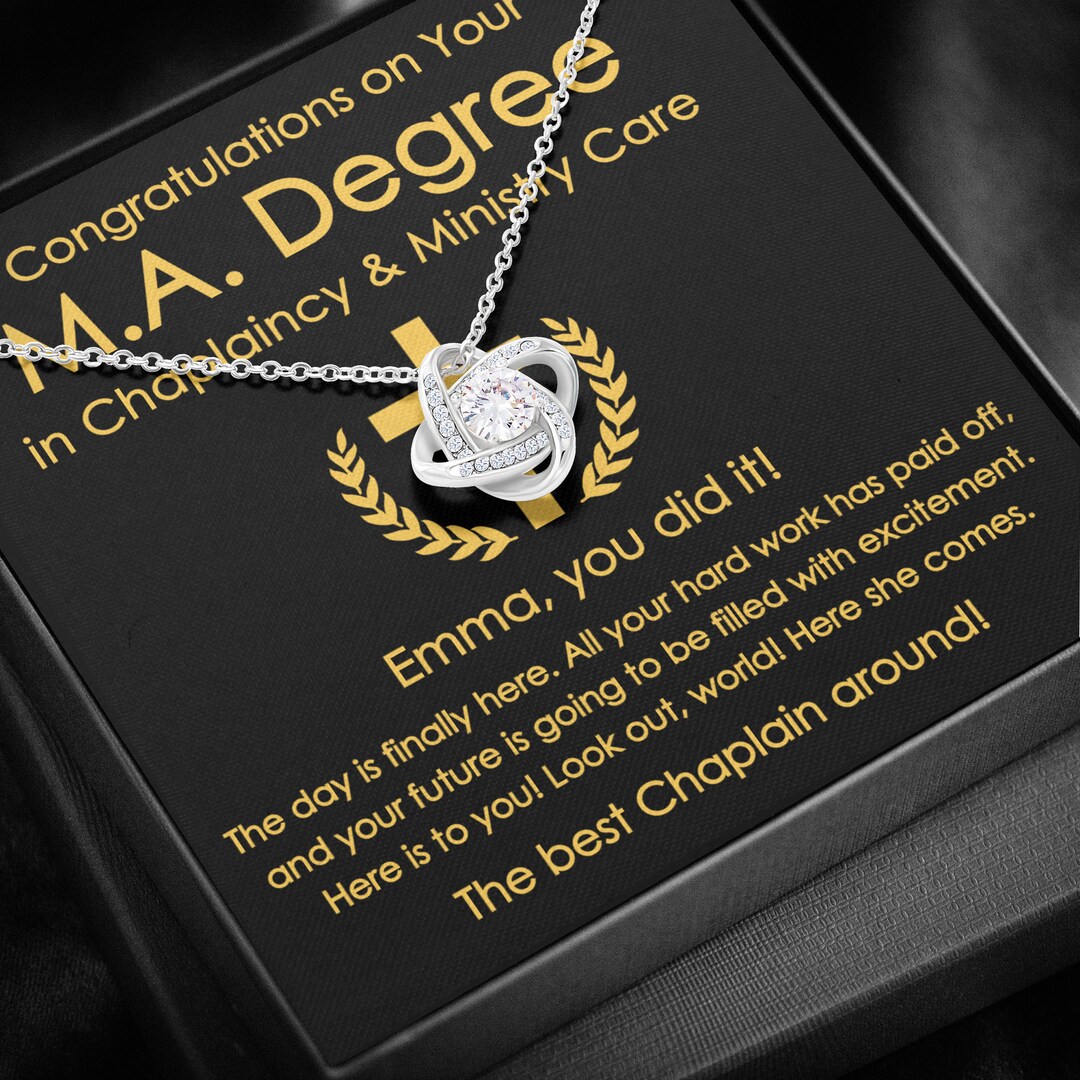 Congratulations on Your M.A. Degree in Chaplaincy & Ministry Care ...