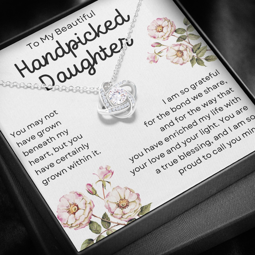 Handpicked Daughter Necklace, Handpicked Daughter Birthday, Handpicked ...