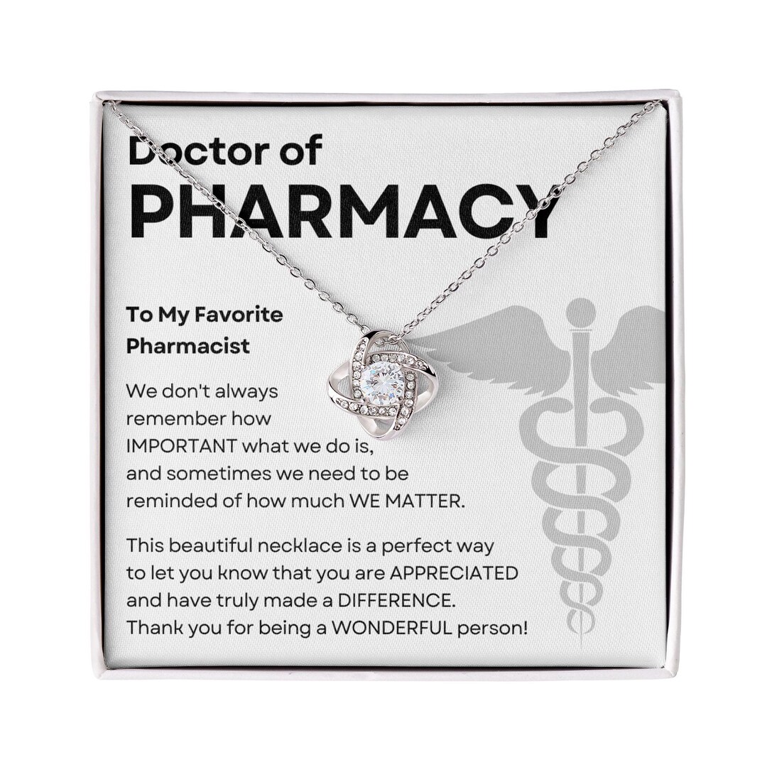 Doctor of Pharmacy Graduation Necklace, Gift for Pharmd, Pharmd ...