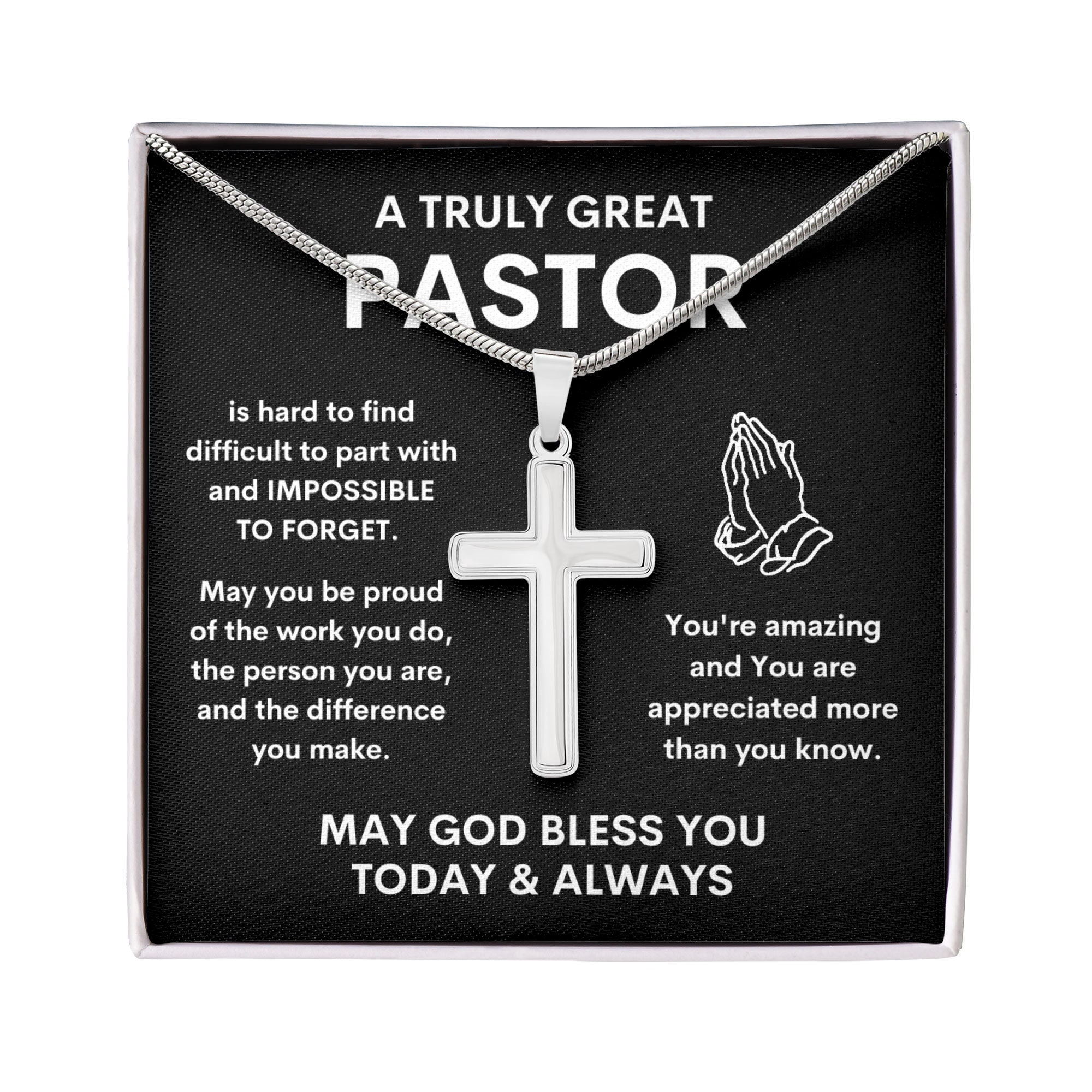 Pastor Necklace Gift for Pastor Thank You Pastor - Etsy