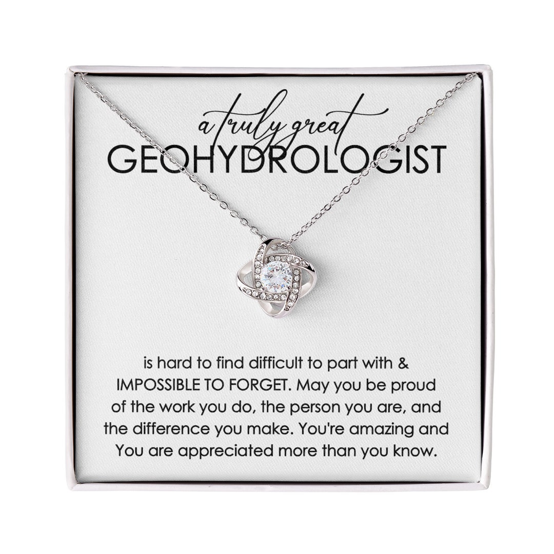 Geohydrologist Necklace, Gift for Geohydrologist, Thank You ...
