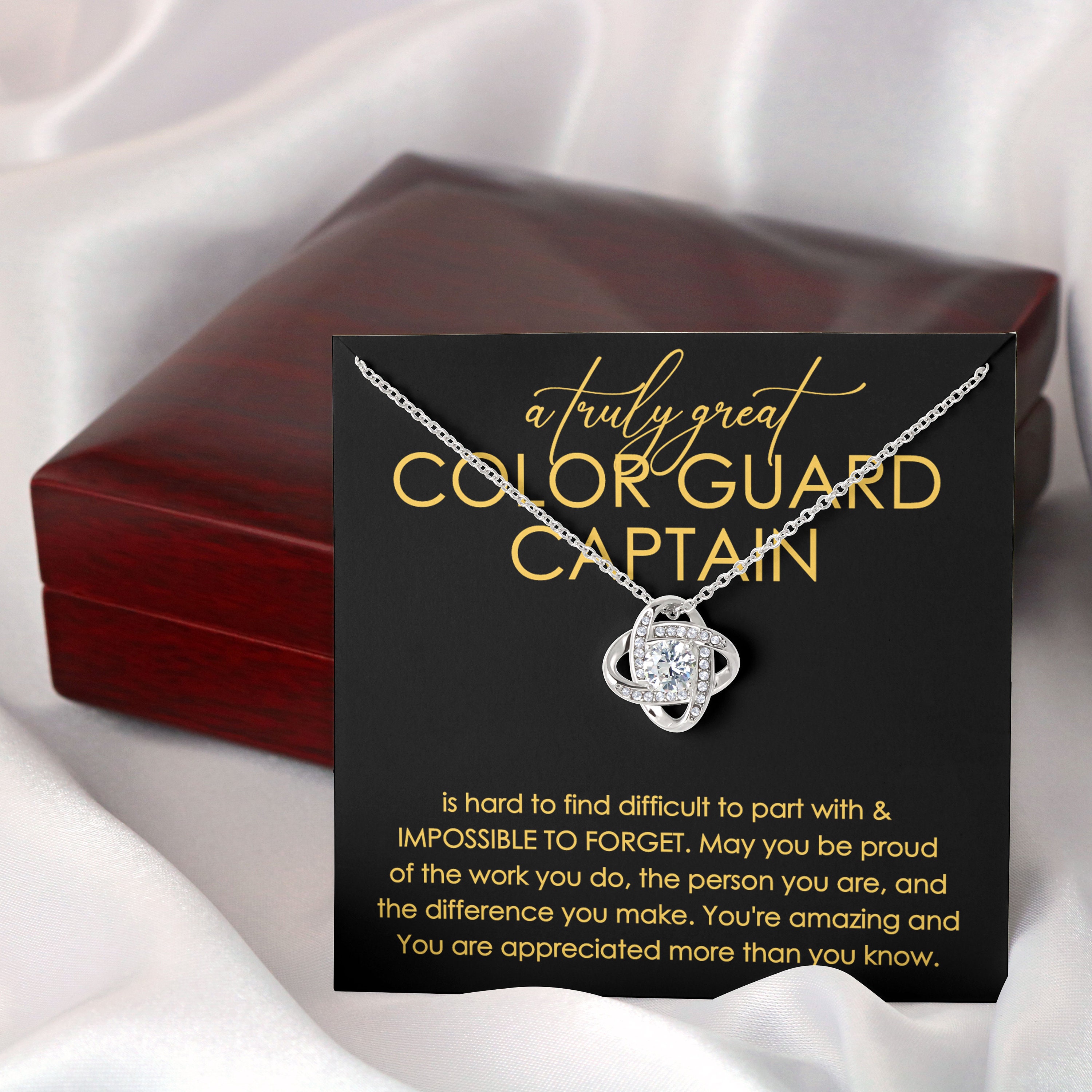 Color Guard Captain Necklace Gift for Color Guard Captain - Etsy